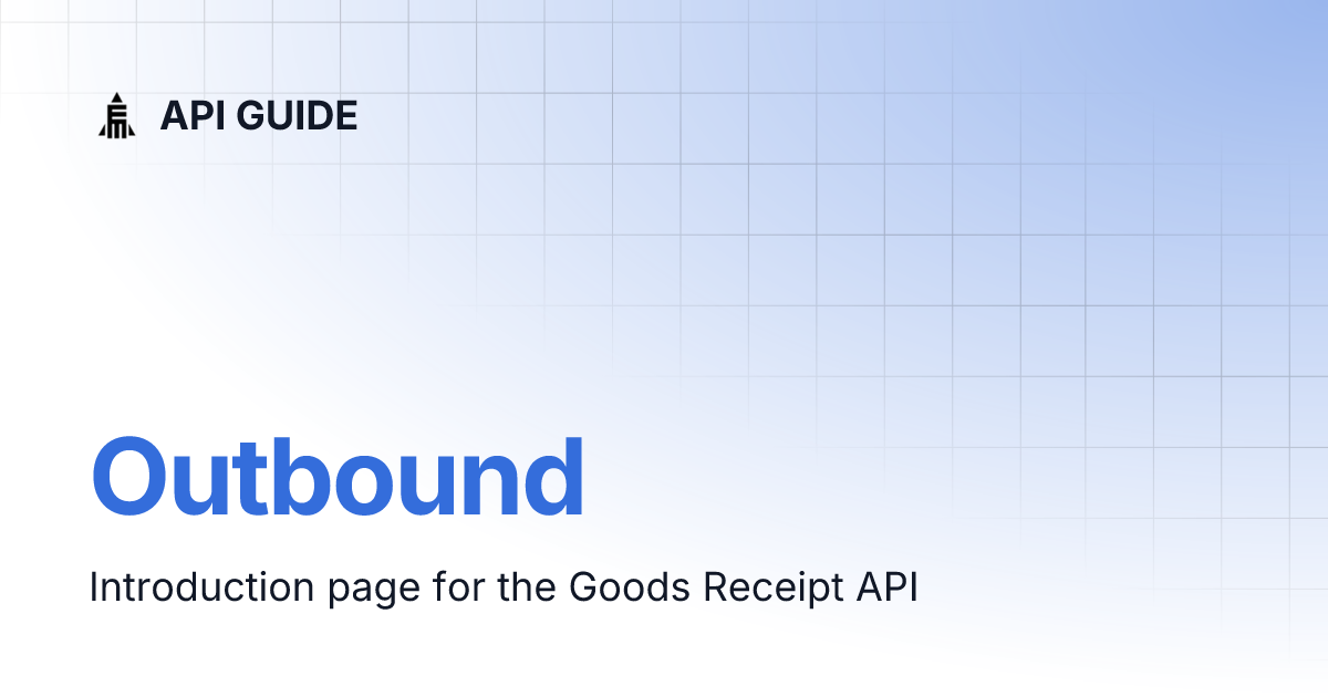 Outbound | API GUIDE